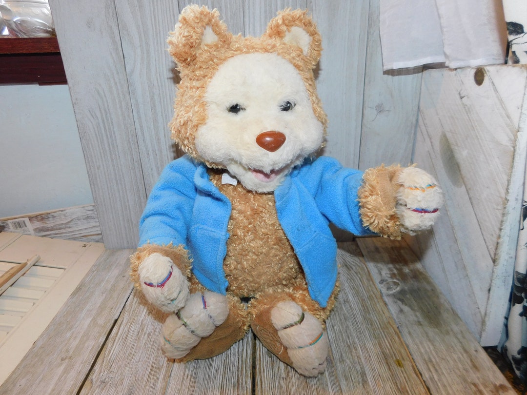 TJ Bearytales Animated Talking Story Telling Bear Vtg Talking - Etsy