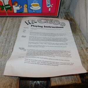 Vintage Ha Choo Board Game PIECES ONLY, 1992 Game, Single Pieces ...