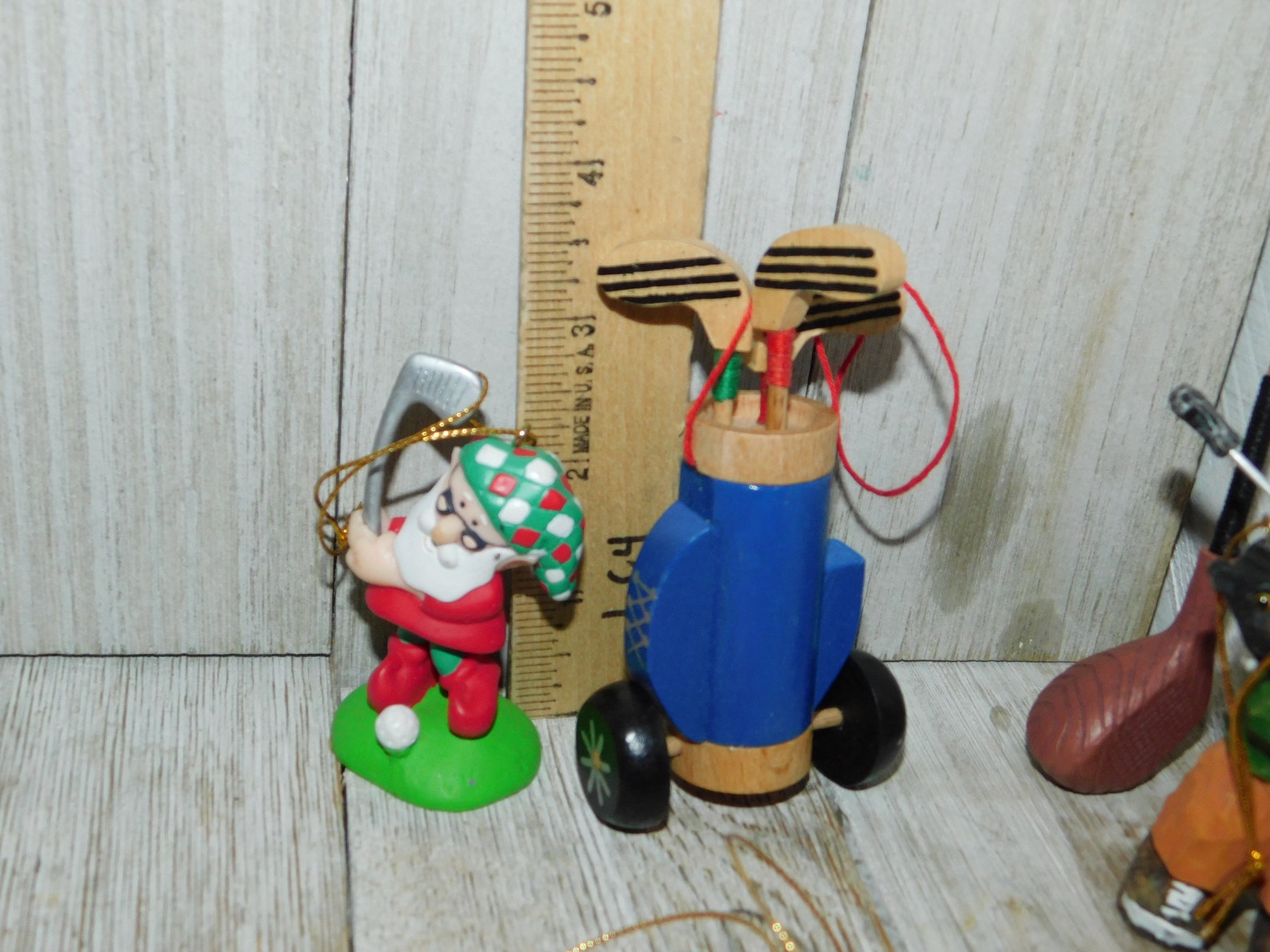 Vintage Golf Decorations Golf Figures Golfing Vintage Home - Etsy