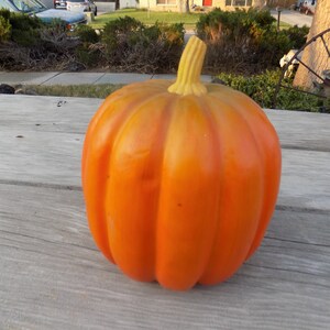 Pumpkin, Orange Foam Pumpkin, Fall Decor, Fall Harvest, Thanksgiving ...