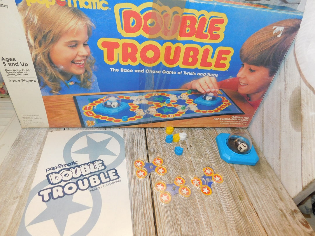 Vintage Double Trouble 1987, GAME PIECES ONLY, Game Pieces, Crafts ...