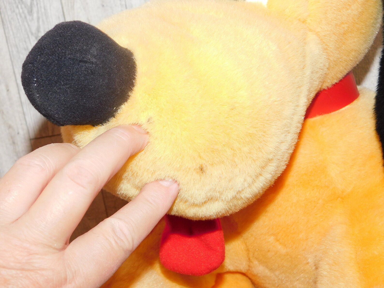 PLUTO Vintage Large Pluto Stuffed Animals, Vintage Disney Animals ...