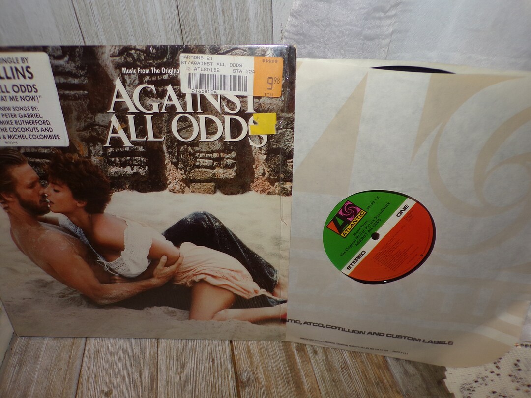 Against All Odds Music From Motion Picture LP Vinyl Record, Memories, Gift, Prop ...