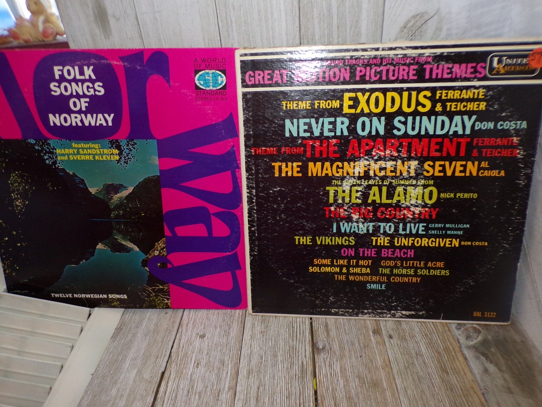 Vintage Records YOUR CHOICE Listing, Folks Songs of Norway, Themes for ...