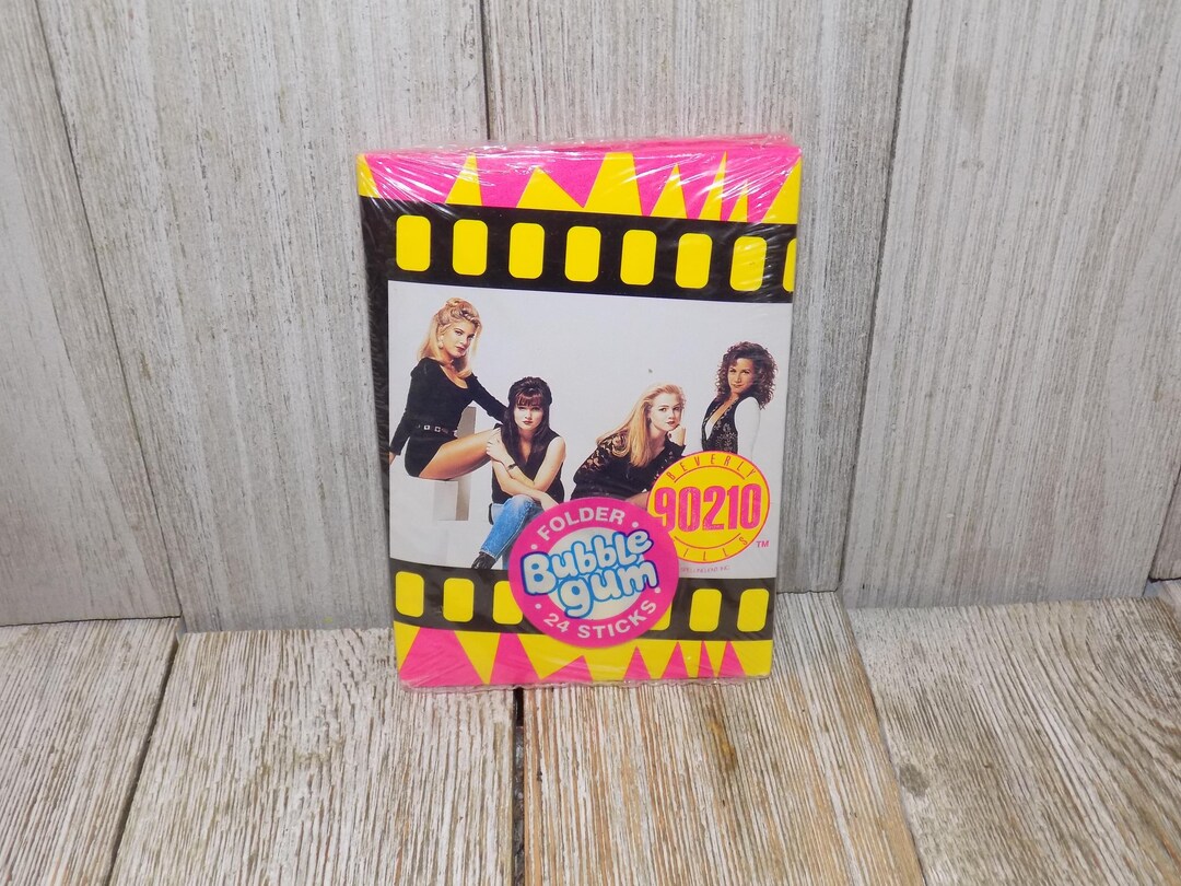 Beverly Hills 90210 Bubble Gum Folders Sealed/stickers, Vintage 1991 ...