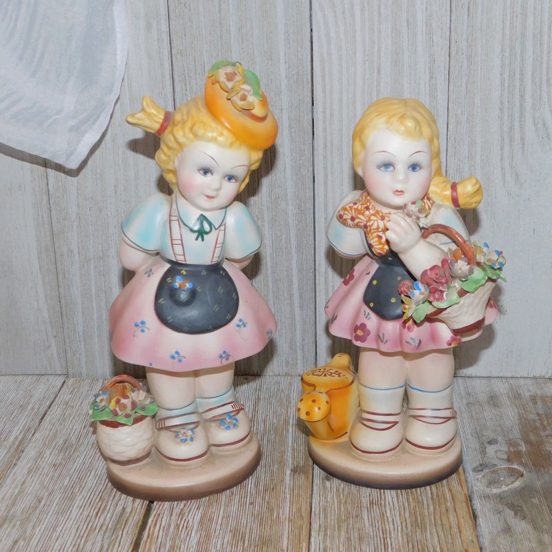 Porcelain Girl Figurines - Etsy