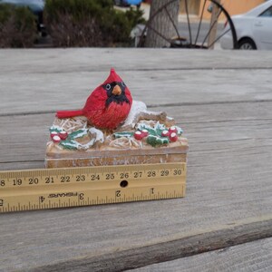 Trinket Box, Cardinal Bird Box, Red Bird Box, Winter, Memories, Gift ...