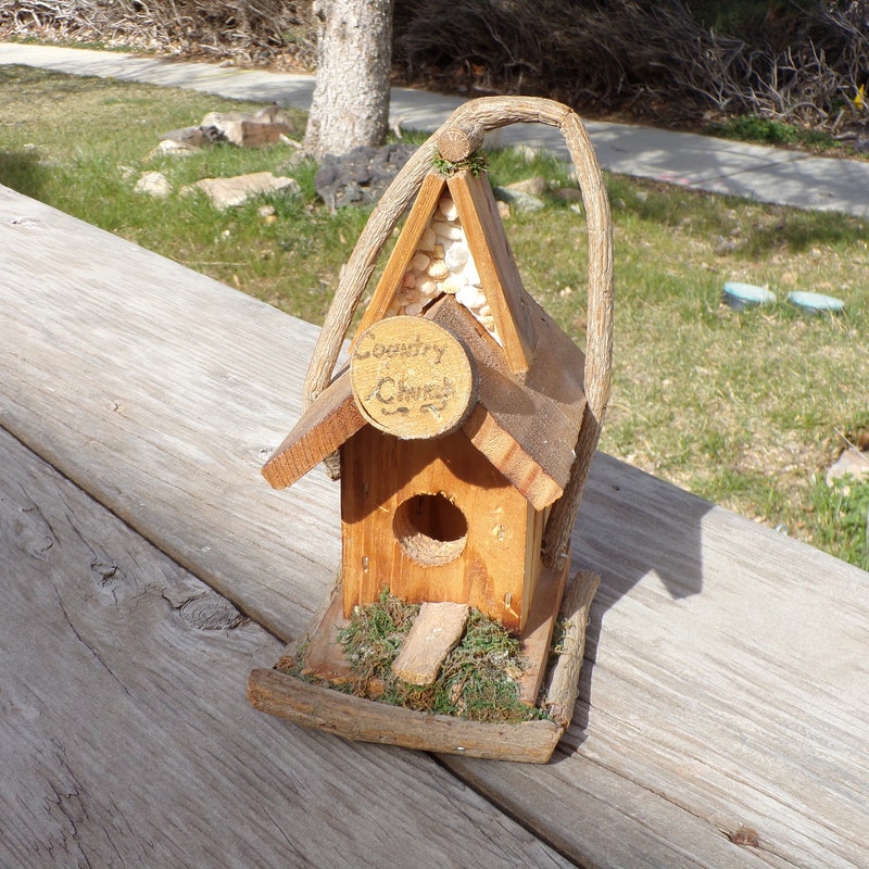 Wood Bird House - Etsy