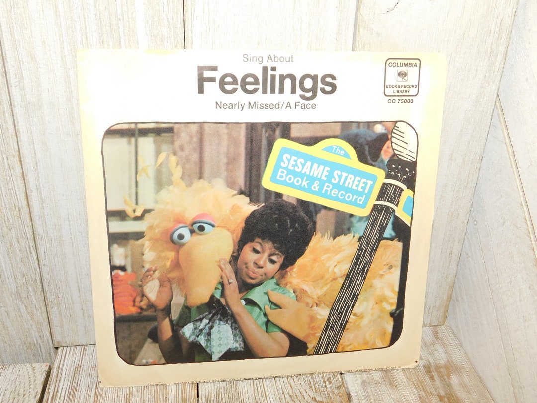 Vtg Sesame Street Feelings Sing About Feeling 45 RPM Vintage - Etsy