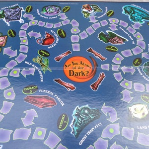 Vtg Are You Afraid of the Dark GAME BOARD ONLY Vintage Replacement Game ...