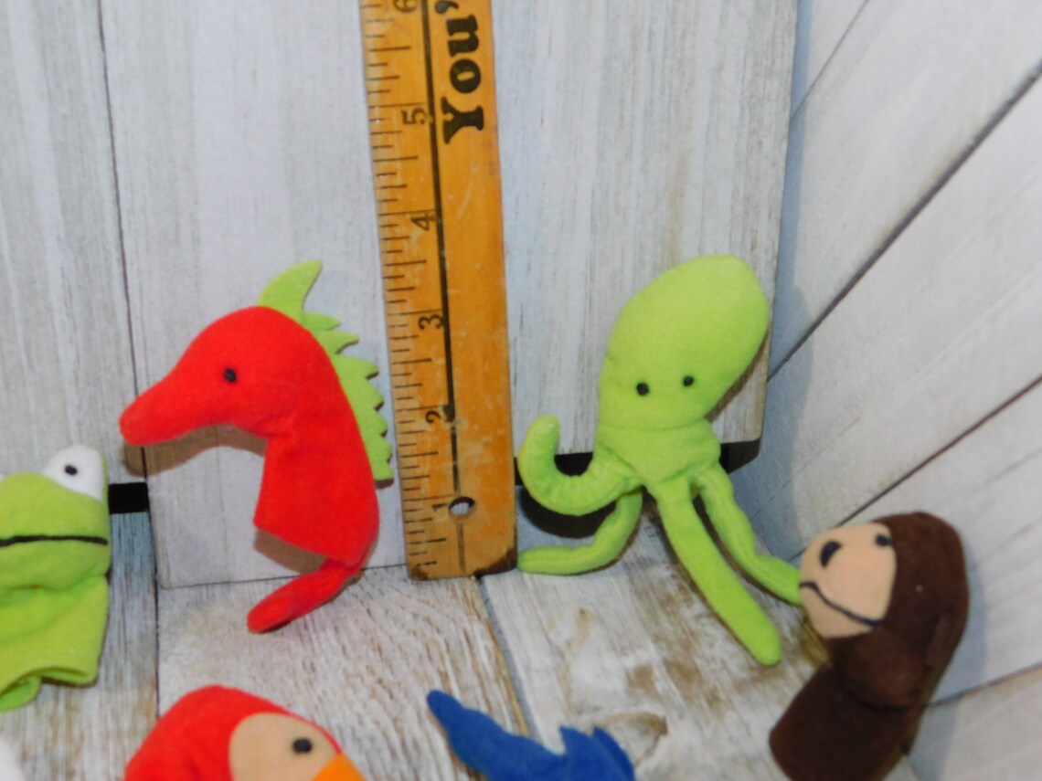 Vintage Finger Puppets Small Finger Puppets Group Finger | Etsy