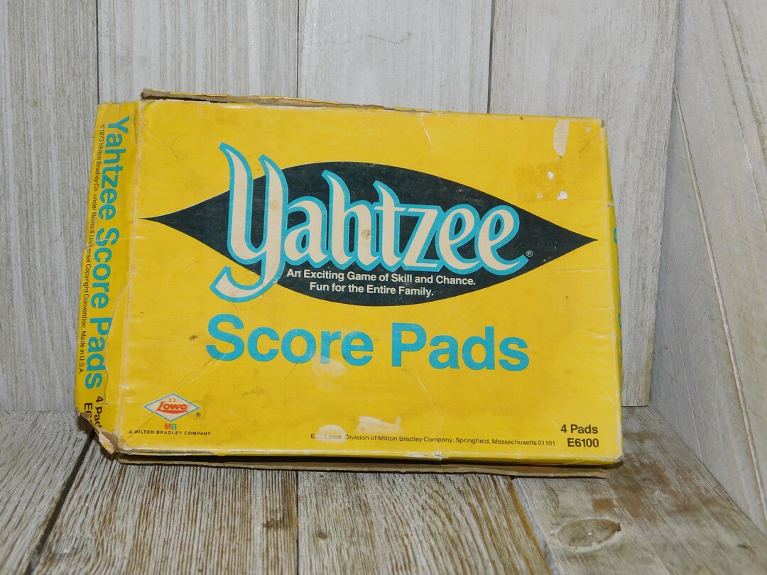 Yahtzee Game Pads, Board Games, Pad, Memories, Group Game, Game Pad ...