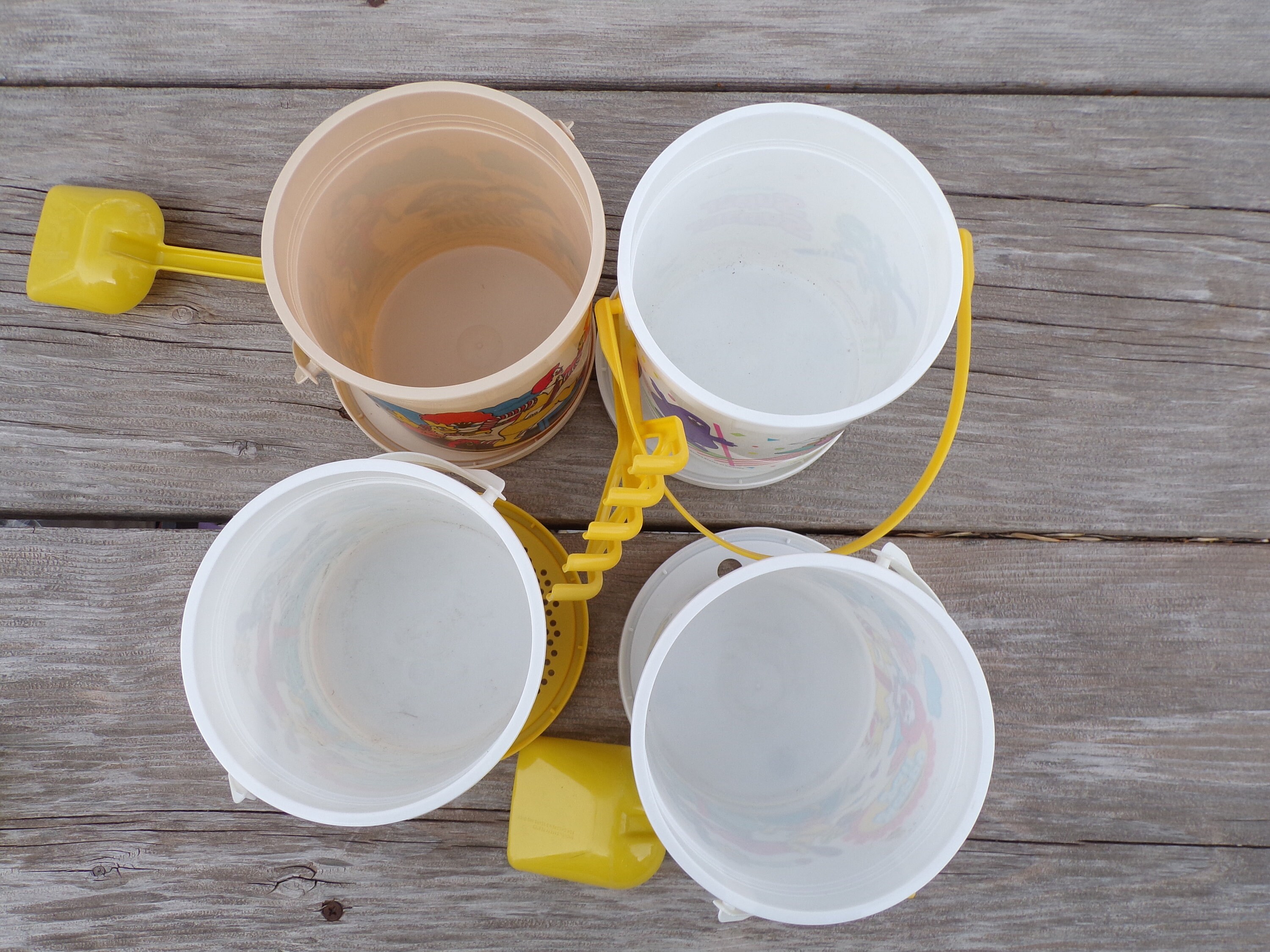 Mcdonald's Happy Meal Pails Sand Pails Toy Pails Vtg Toys Advertising ...