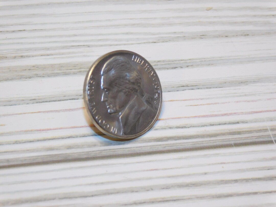 Nickle Pushback Pin, Small Pin, Vintage Jewelry, Memories, Gift, Prop ...