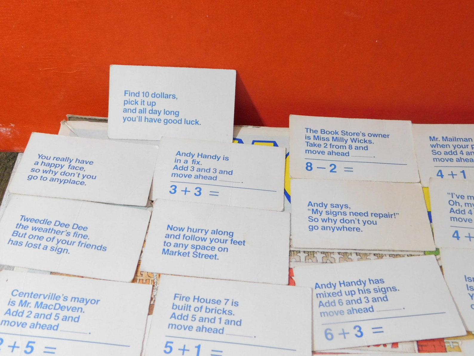 Signs up Parker Brother Boards Game Parts Playing Cards 1981, Board ...