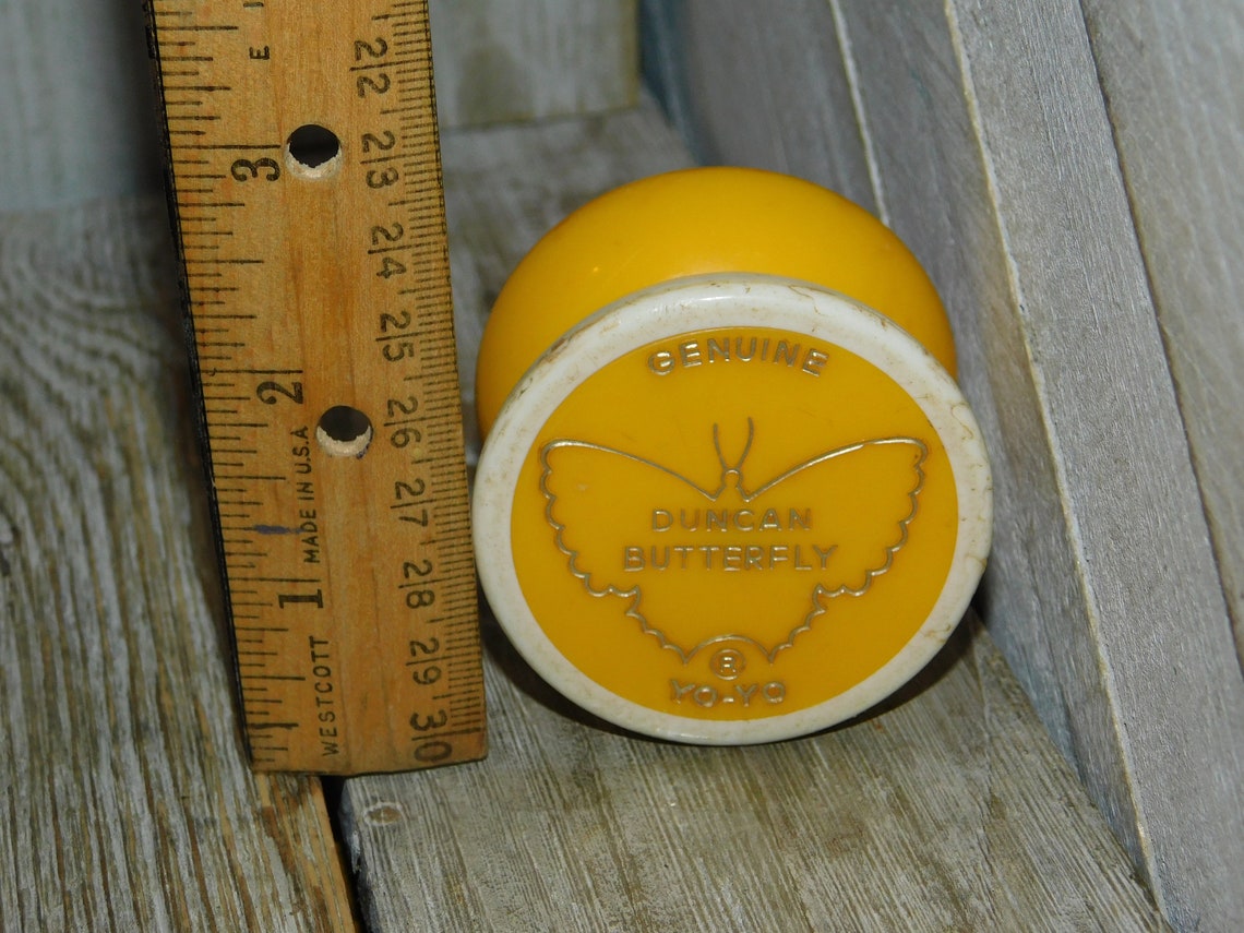 Vintage Duncan Butterfly Yellow and Orange Yo Yo Vintage - Etsy