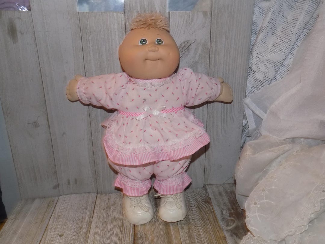 Cabbage Patch Kids 1982, Signature Green Eyes Tuff Yarn Hair, Roberts ...