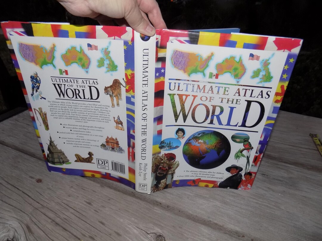 ULTIMATE Atlas of the World Childrens Book, Thick Book, Homeschooling ...