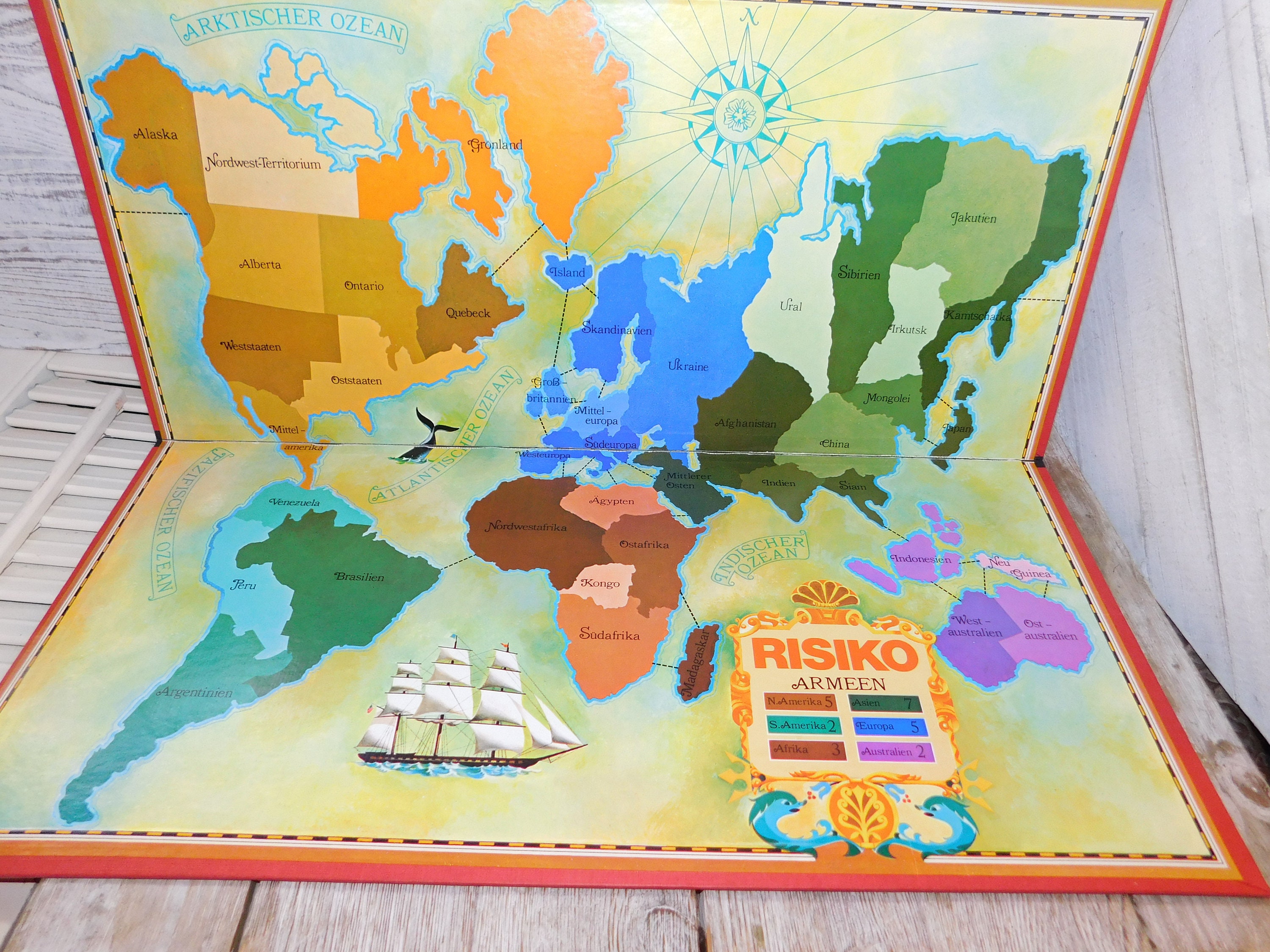 Risiko Board Game, Parker Brothers, Vtg Board Games, Vintage War Game ...