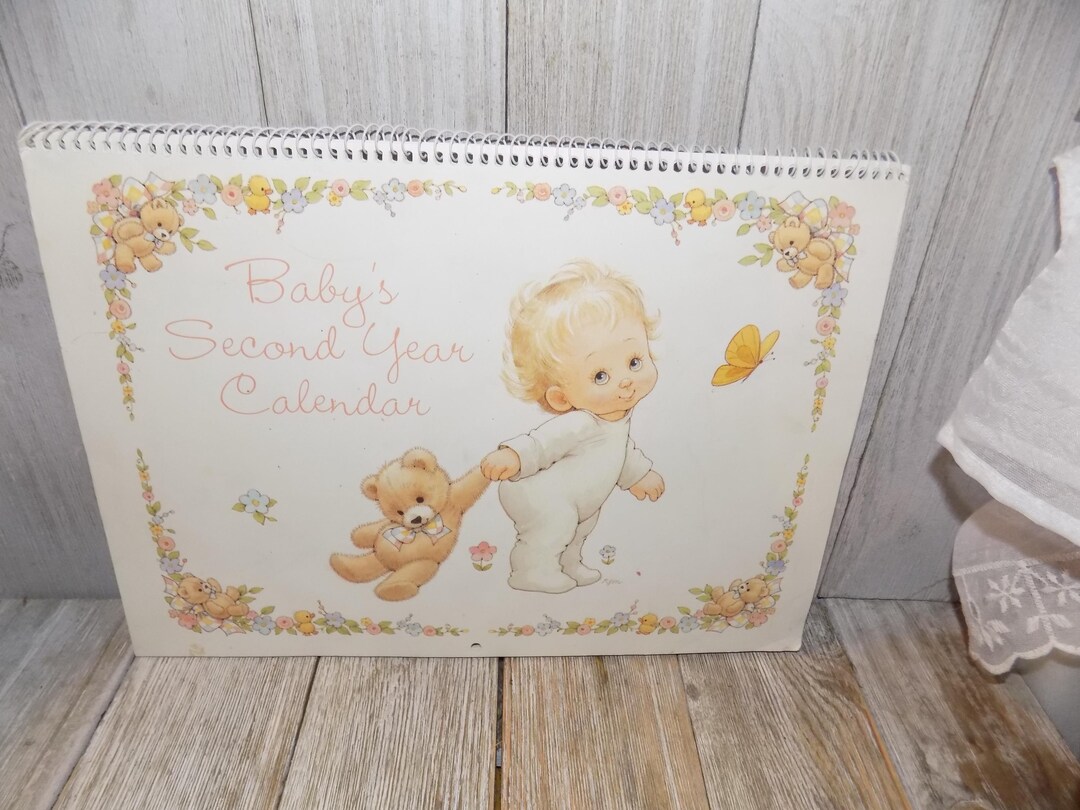 Baby's First Year Calendar, Baby Calendar, Childhood Memories, Gift ...
