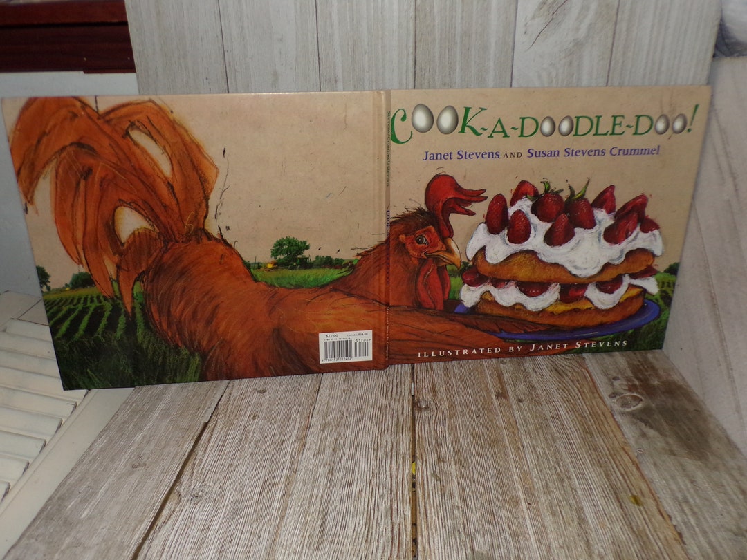 Vtg Cook A Doodle Doo Hardcover Book Janet Stevens Susan Stevens ...