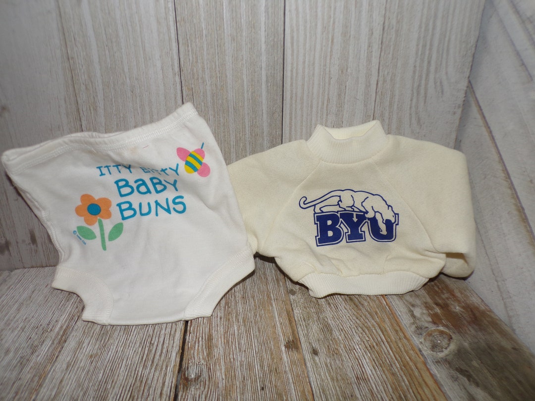 Baby Clothes ,vtg Doll Clothes, BYU Baby Shirt, Childrens Clothes YOU ...