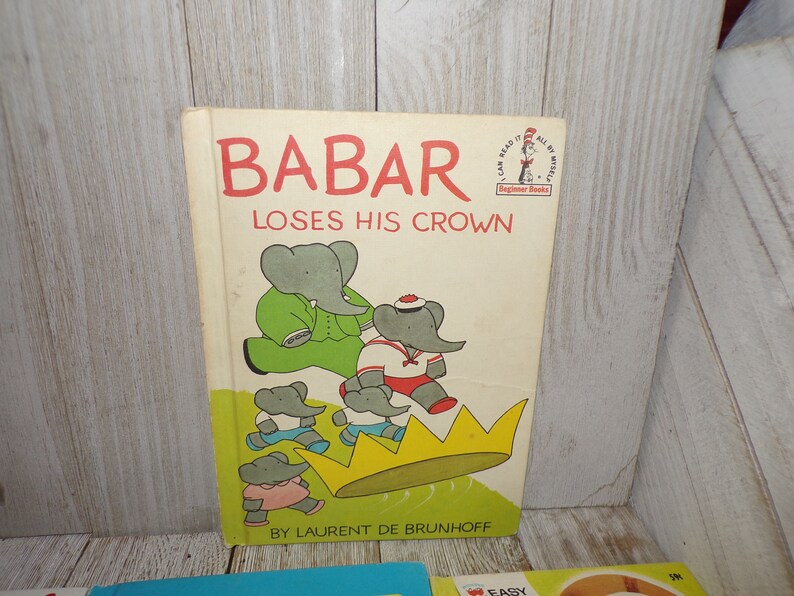 Dr Seuss Babar Looses His Crown, Dr Seuss ABC Mr Brown Can Moo Courious ...
