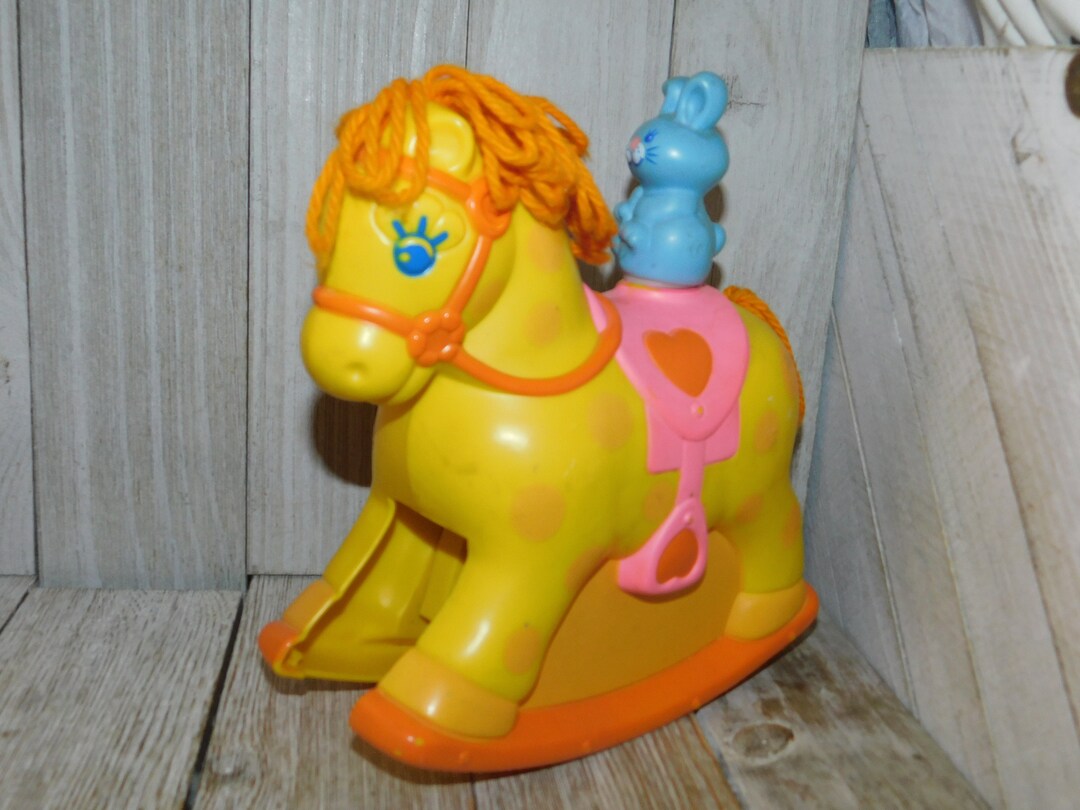 Mattel Pony Crib Rocking Horse Toy, NOT WORKING, Cute Home Decor ...