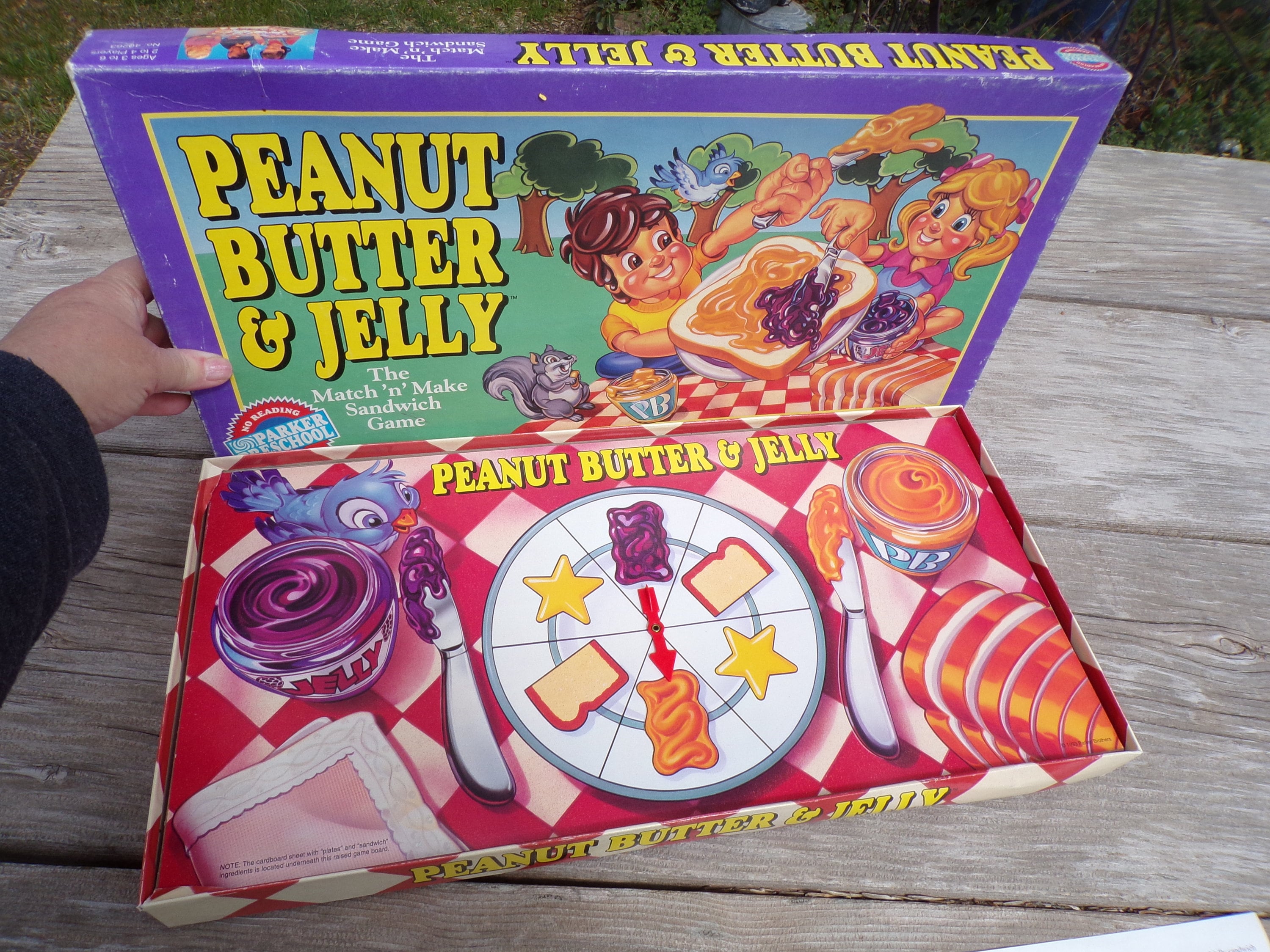 Vtg Peanut Butter and Jelly Board Game BOARD ONLY 1990, Replacement ...