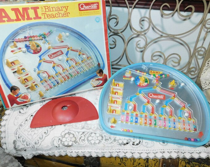 Rami the Binary Teacher Quercetti, Vintage Teaching Game, Home Schooling, Learning S*s - Etsy