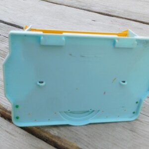 Vtg Little Blue Box Doll House, Tiny Dolls House, Vintage Doll House ...