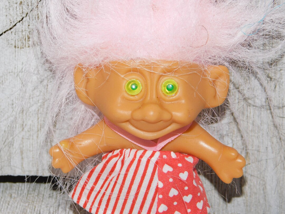 Vintage Pink Haired Girl Troll Doll Vintage Doll Vintage - Etsy Italia