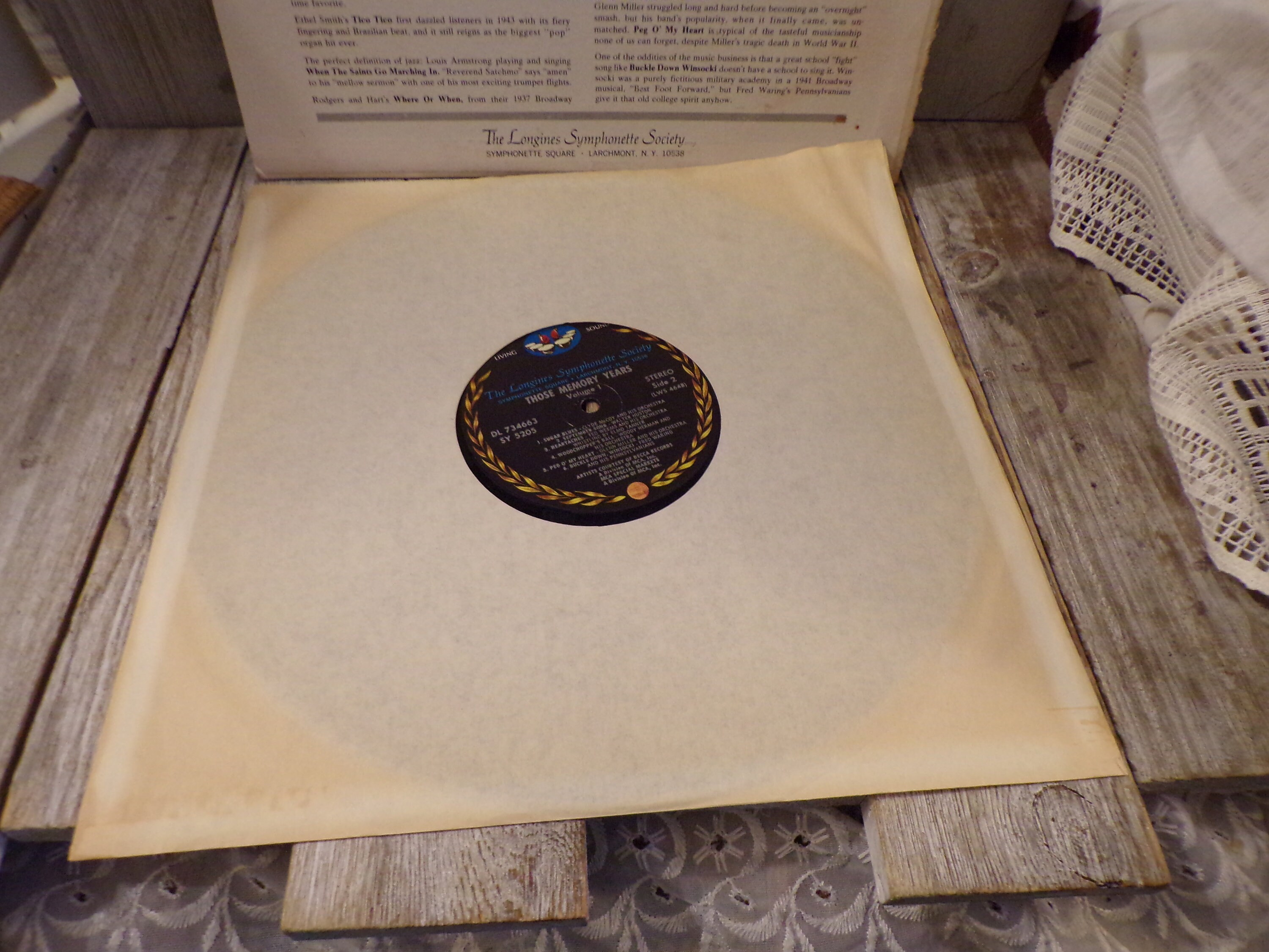 Vtg Those Memory Years Vol 1 Vinyl Record, Judy Garland Gene Kelly ...