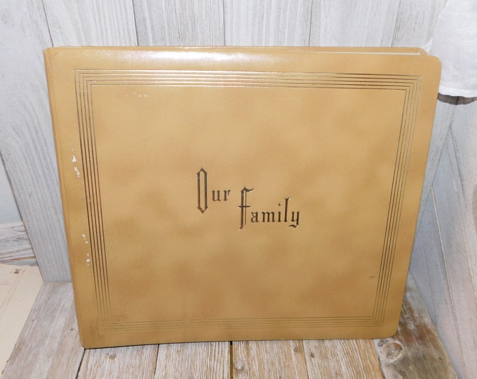 Vintage Our Family Photo Album # 2, Family Album, Scrap Booking, Family ...