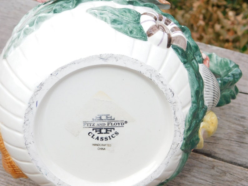 Fitz and Floyd Classic Fish and Sea Pitcher Nautical | Etsy