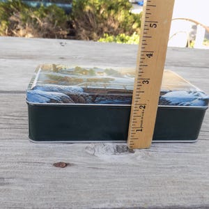 Tin Winter Box, Vintage Tin, Winter, Storage, Empty, Memories, Gift ...