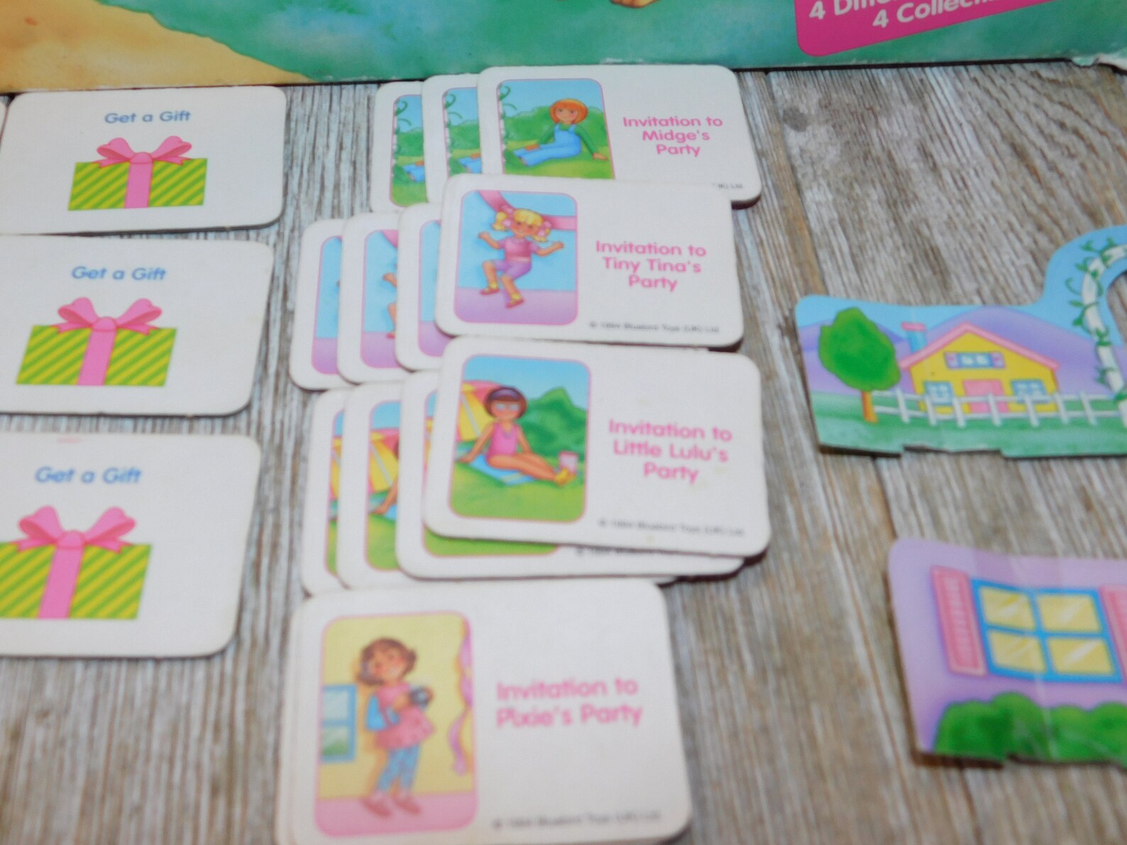 Polly Pocket Party Game for Parts 1994, Replacement Game Pieces, Crafts ...