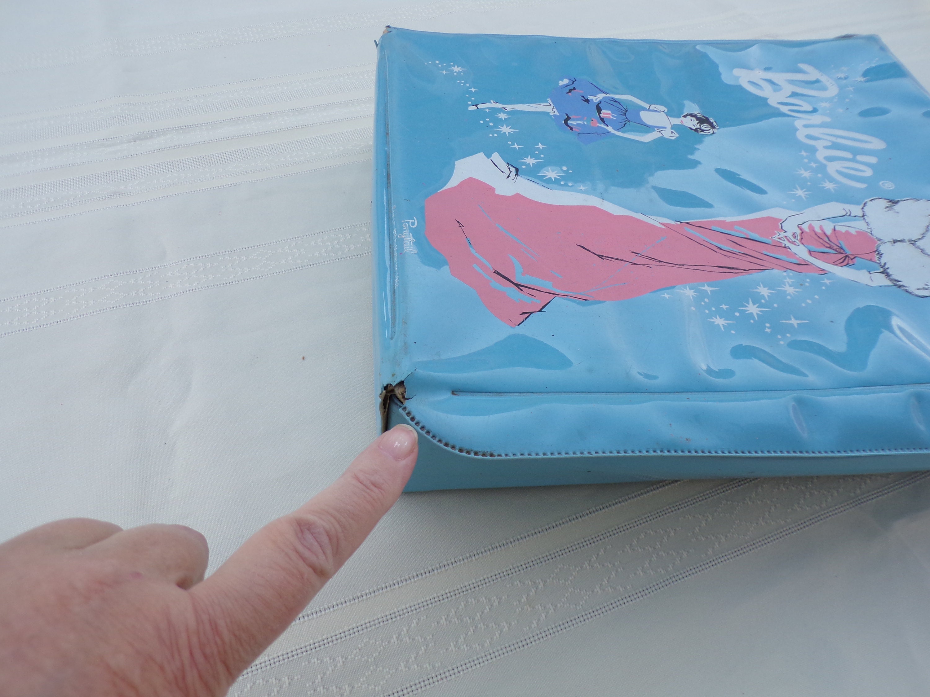 Barbie Case Blue, Doll Case, Barbie, Mattel Barbie Case, Vintage Doll ...