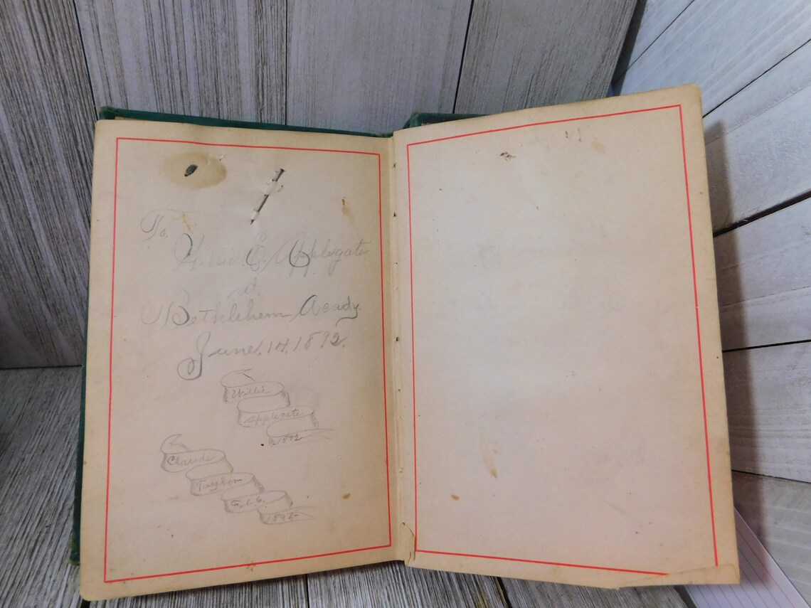 Antique Long Fellow Book 1800s Voices of the Night Ballads - Etsy