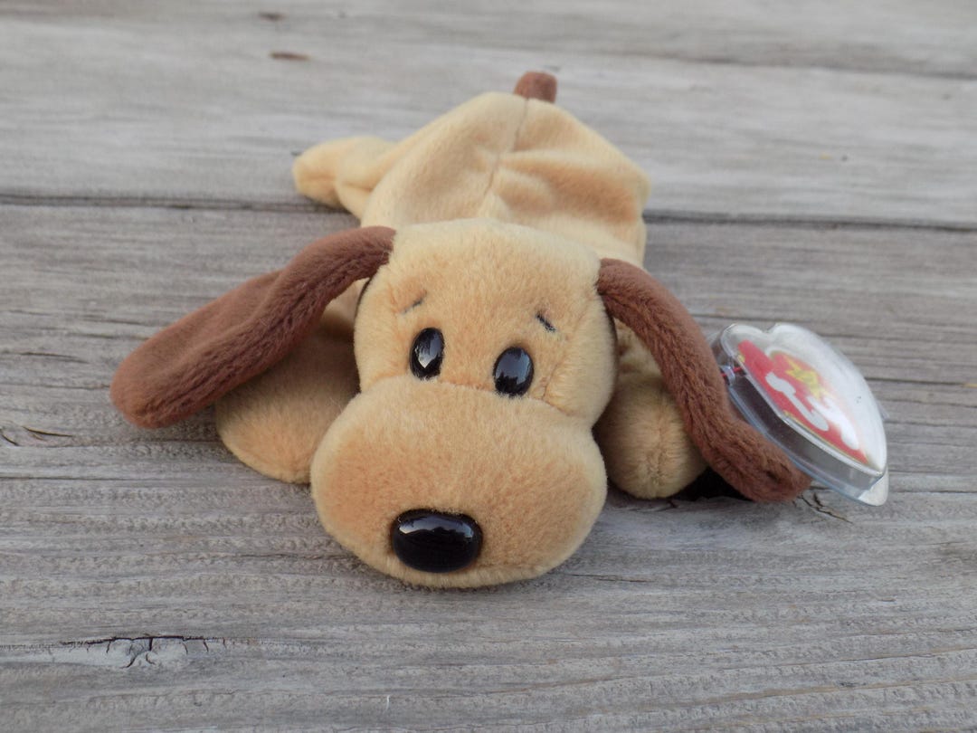 Ty Bones the Dog, 1993 Tiny Ty Dog, Vtg Plush Ty Animals, Vtg Stuffed ...
