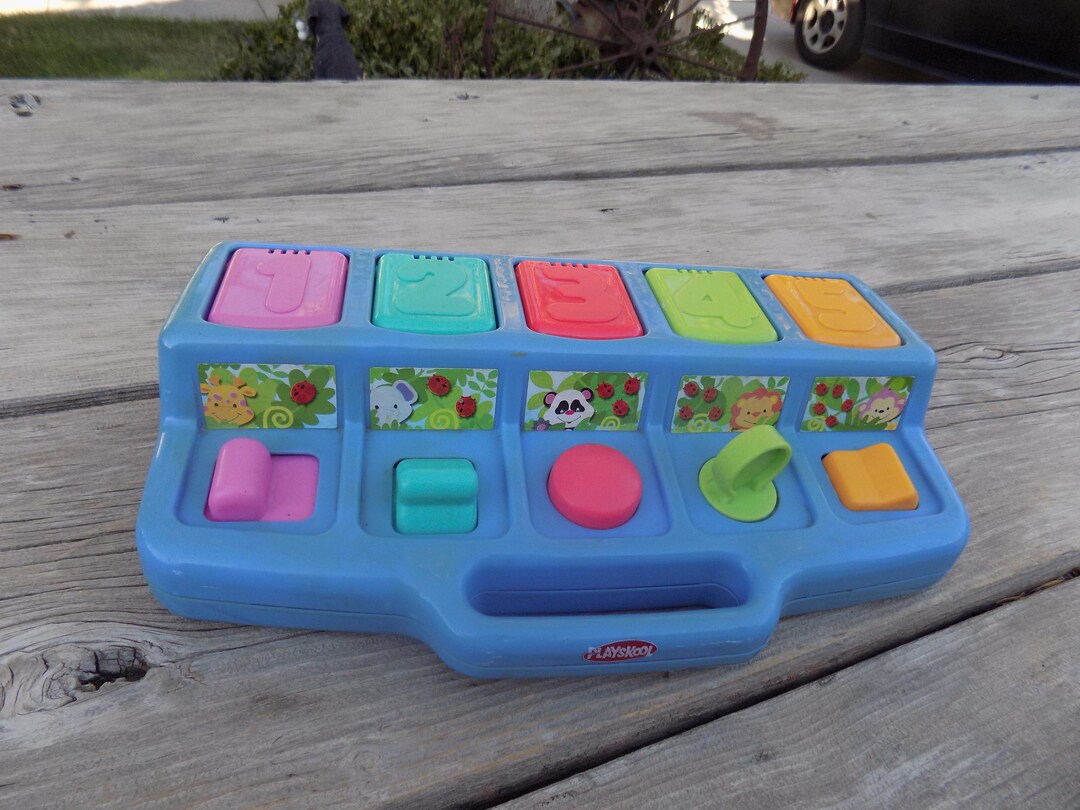 Playskool Pop up Toy, Vintage Pop up Toy, Toddler Preschooler Toy ...