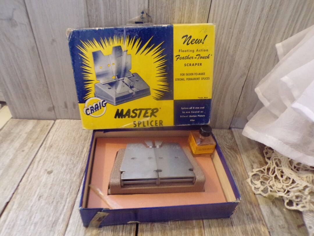 Craig Master Splicer Floating Action, Model S-3 for 8mm 16mm Sound ...