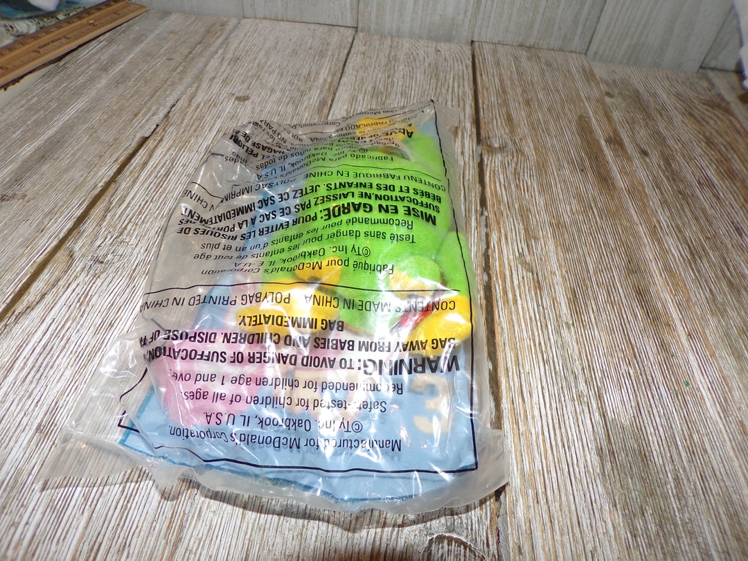 Ty Frog Mcdonald's TY Green Frog W Tag Stuffed Frog Vintage Stuffed Fro ...