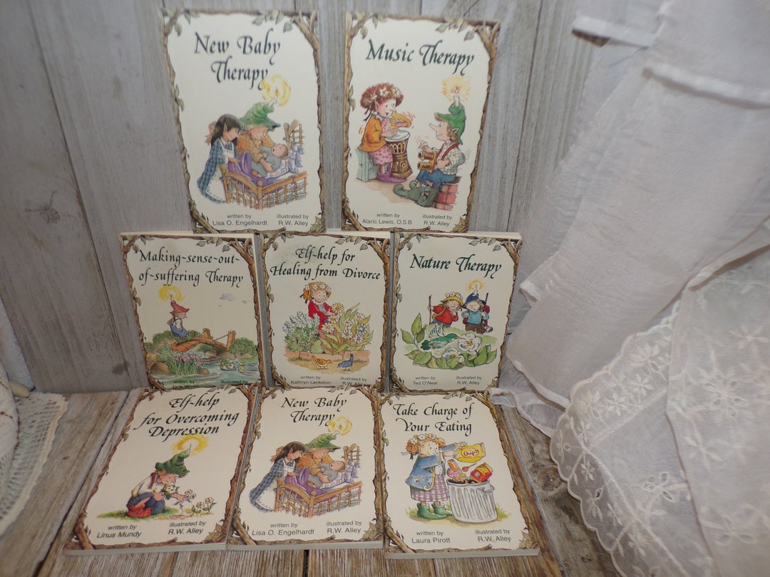 Vtg Little Elf Books of Self Help Books, Little Book of Encouragement ...