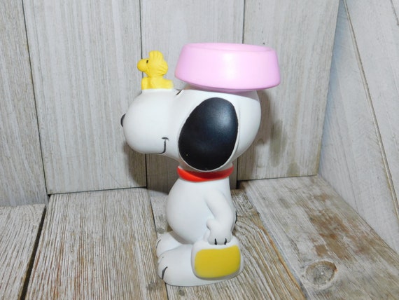 Gift Vintage Rubber Snoopy in his Red Bath Robe Daysgonebytreasures ...