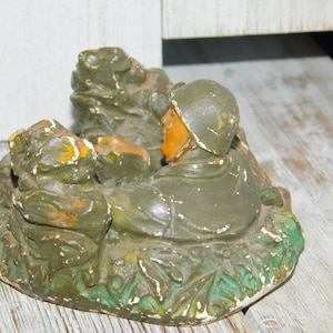 Vintage Clay Army Soldier Military Man Rocks Vtg Clay - Etsy