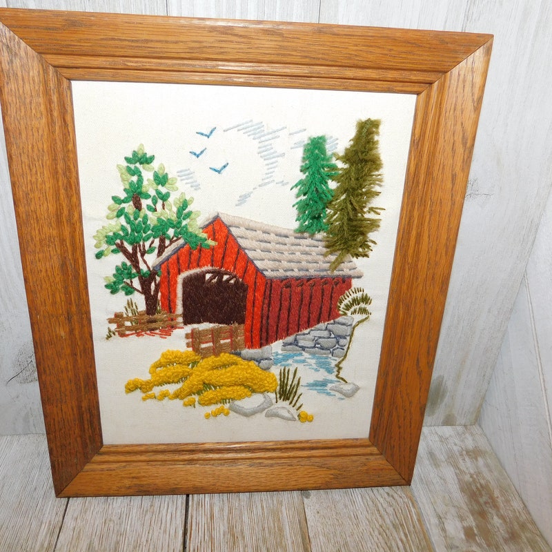 Crewel Needle Work Wall - Etsy