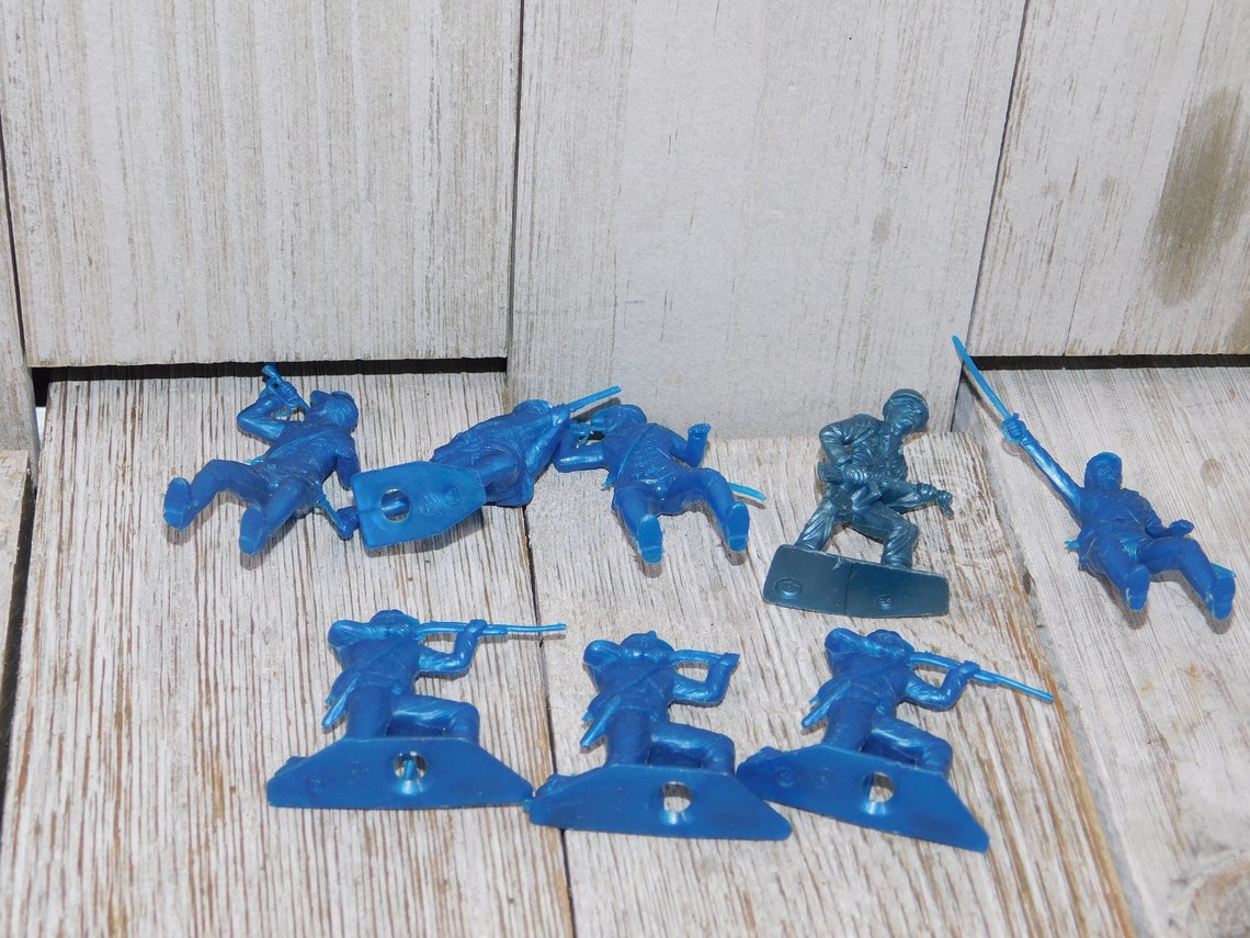Vintage Plastic Army Men Some Are MPC Army Men Vintage Toys - Etsy