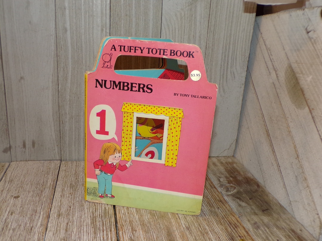 Vtg A Tuff Board Book, Numbers, Vrt Board Book, Hardboard Book, Book W ...