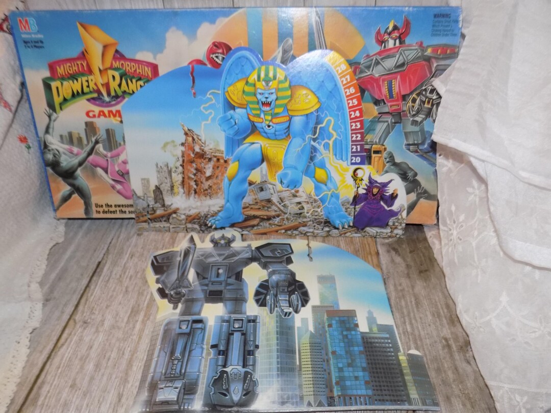 MIGHTY MORPHINE Power Ranger Board Game Replacement Pieces Back Drop ...